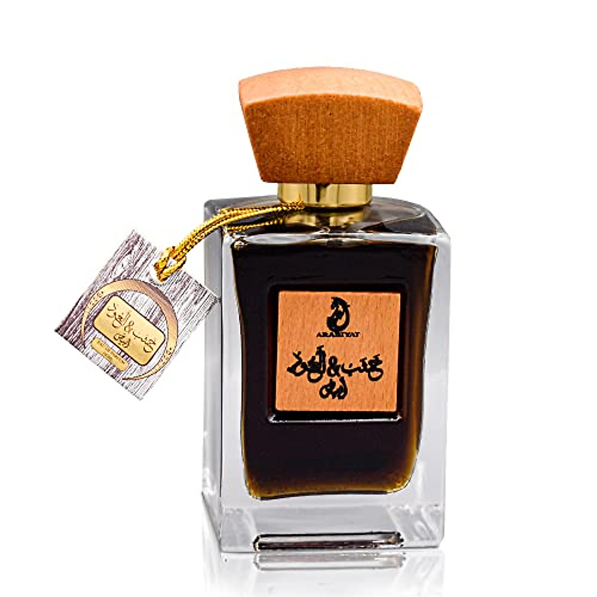 ARABIYAT Khashab & Oud White - Eau De Parfum Amber & Cedarwood Fragrance Perfumes for Men & Women 100ml