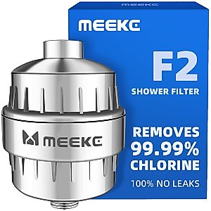 MYWER F2 Premium Shower Filter - Best Shower Head Filter for Hard Water, Removes 99.99% Chlorine & Toxic Chemicals, 100% No Leaks & High Output - Ideal Shower Water Filter & Bathroom Shower Filter