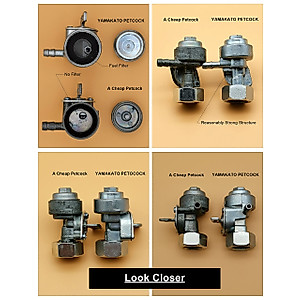 YAMAKATO Predator 9000 8750 6500 4000 4375 Generator Fuel Tank Shut Off Valve Fuel Petcock for Centurion Honda Westinghouse Duromax Durostar Powermate Powerhorse ETQ M16X1.5mm 3/16in