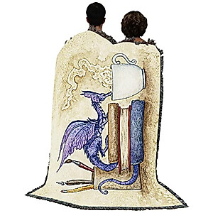 Pure Country Weavers Whats in Here Blanket by Amy Brown - Fantasy Dragon Gift Tapestry Throw Woven from Cotton - Made in The USA (72x54)