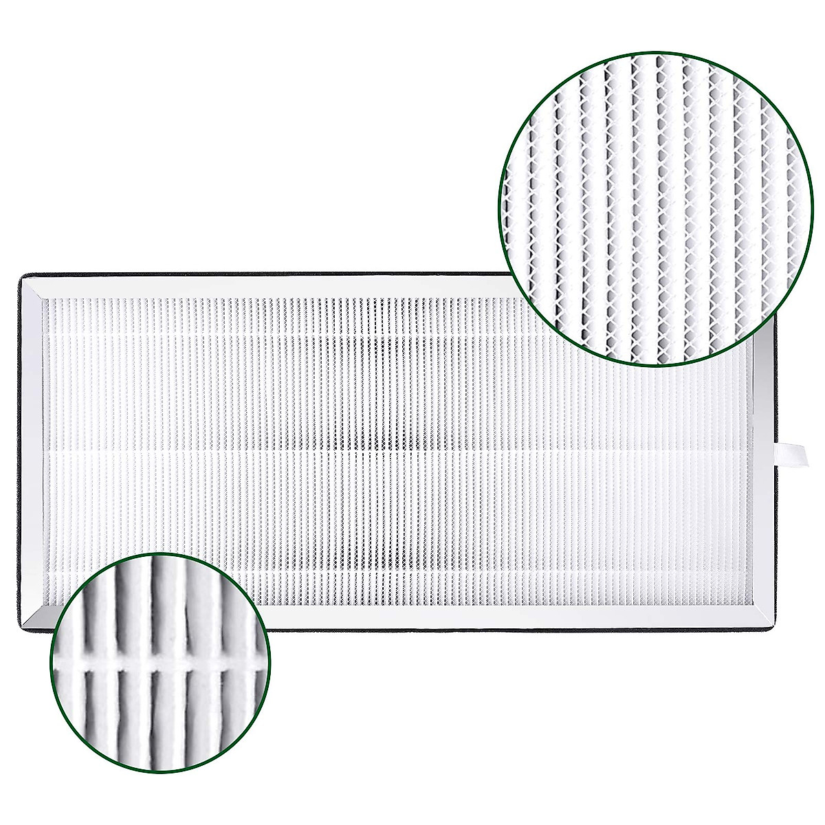 MA-40 Replacement Filter Compatible with Medify MA-40, 3 in 1 Pre-Filter, H13 HEPA Air Filter and Activated Carbon, 2 Pack, By KeeTidy