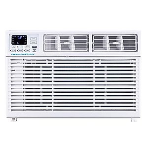 Emerson Quiet Kool EARC15RSE1 SMART 15,000 BTU 115V Window Air Conditioner with Remote, Wi-Fi, and Voice Control, White