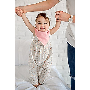 Copper Pearl Baby Bandana Drool Bibs for Drooling and Teething 4 Pack Gift Set Sweetheart, Soft Set of Cloth Bandana Bibs for Any Baby Girl or Boy, Cute Registry Ideas for Baby Shower Gifts