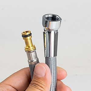 150259 Pull Down Faucet Hose Replacement for Moen Pull Down Kitchen Faucet, Compatible with Moen Kitchen Faucet Hose Replacement 150259/187108, Fits for Moen Pull Down Hose - 68inch