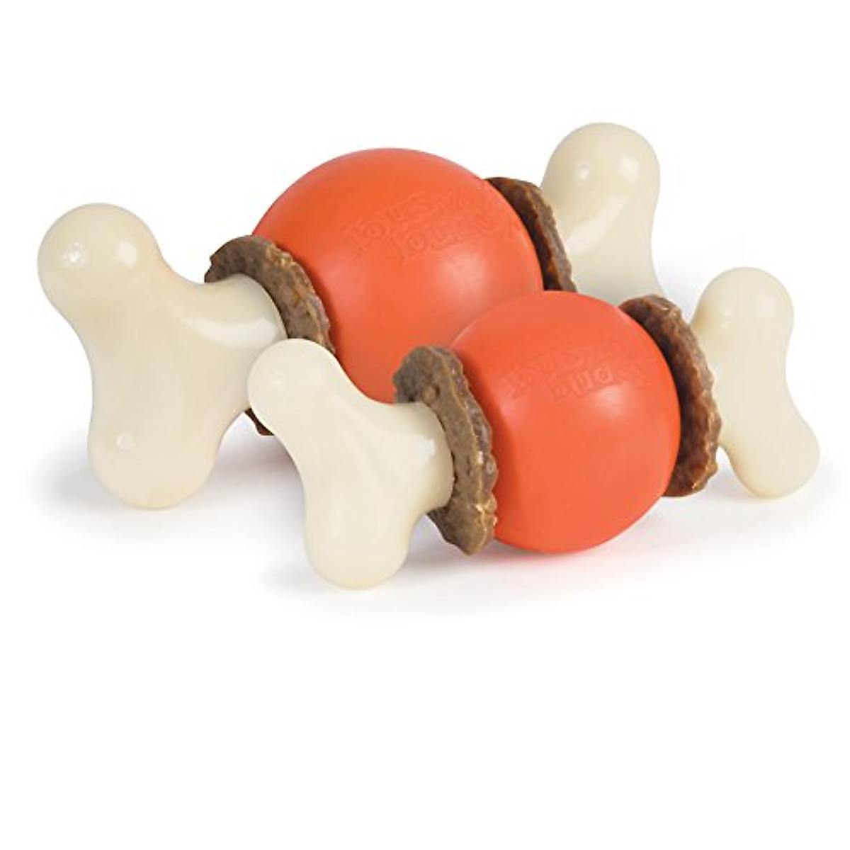 PetSafe Sportsmen Natural Rawhide Treat Refill Rings, Replacement Treats for PetSafe Sportsmen Treat Ring Holding Toys, LARGE (SIZE C RINGS)