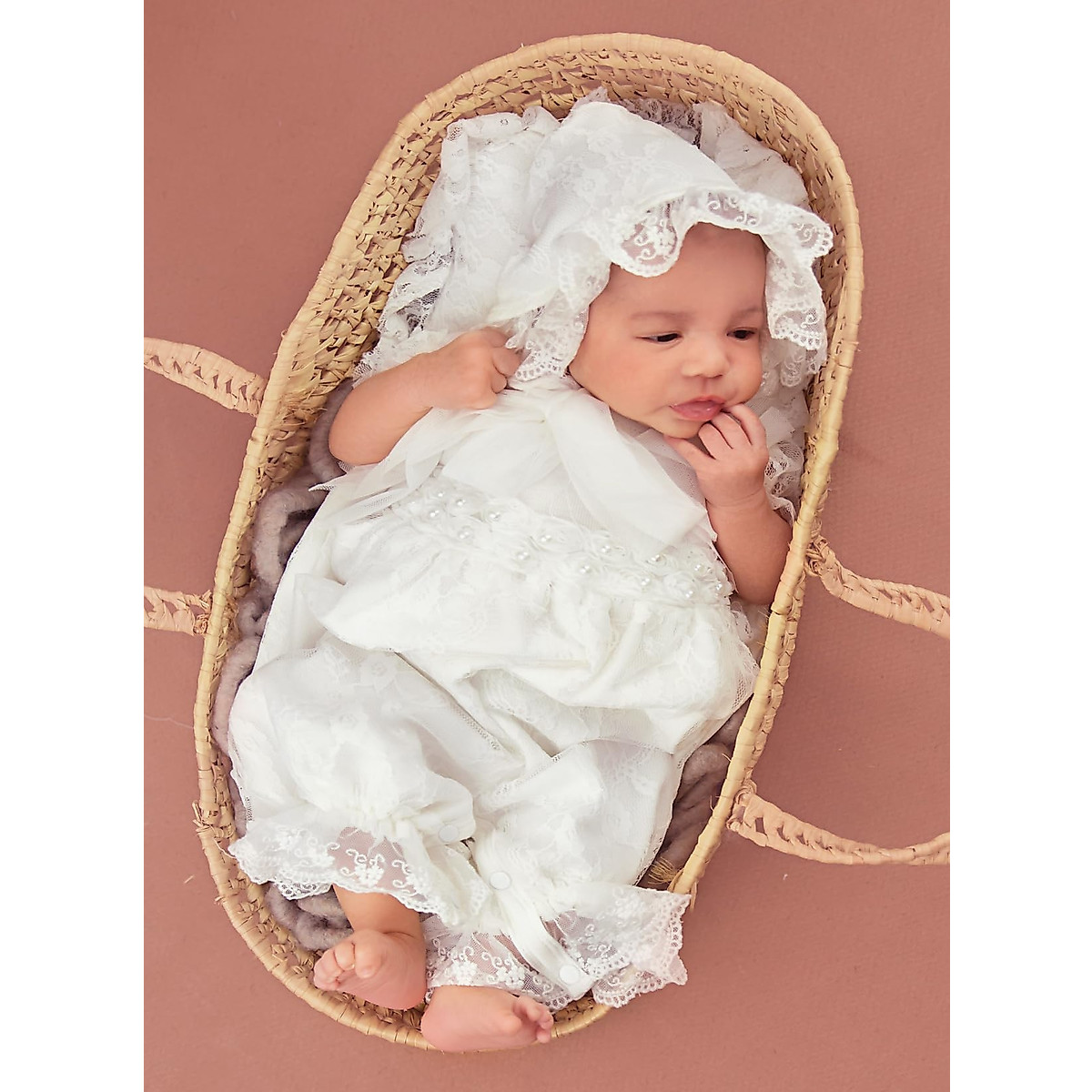 Haute Baby Anna Corinne Short Sleeve Summer Shorts Set Infant Baby Girl Bubble Size-3-6 Months- White