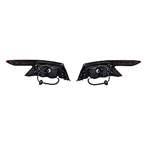 RAREELECTRICAL New Pair Of Tail Lights Compatible With Toyota Tacoma Sr Sr5 Base 2016-17 8156004170 To2800197