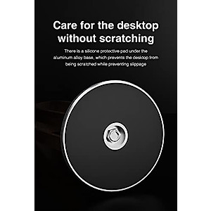 SIKAI CASE Bamboo Headphones Stand Holder,U-Shaped Arc Design,Aluminum Alloy Non-Slip Base,Wood Headphone Stand for Desk Compatible with On-Ear Headphones for Study/Bedroom/Office(Grey)