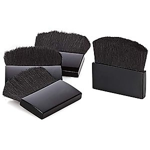 Small Square Powder / Blush Compact Brush - 4 Pieces