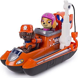 Paw Patrol Ultimate Rescue - Zuma’s Ultimate Rescue Hovercraft with Moving Propellers and Rescue Hook, for Ages 3 and Up