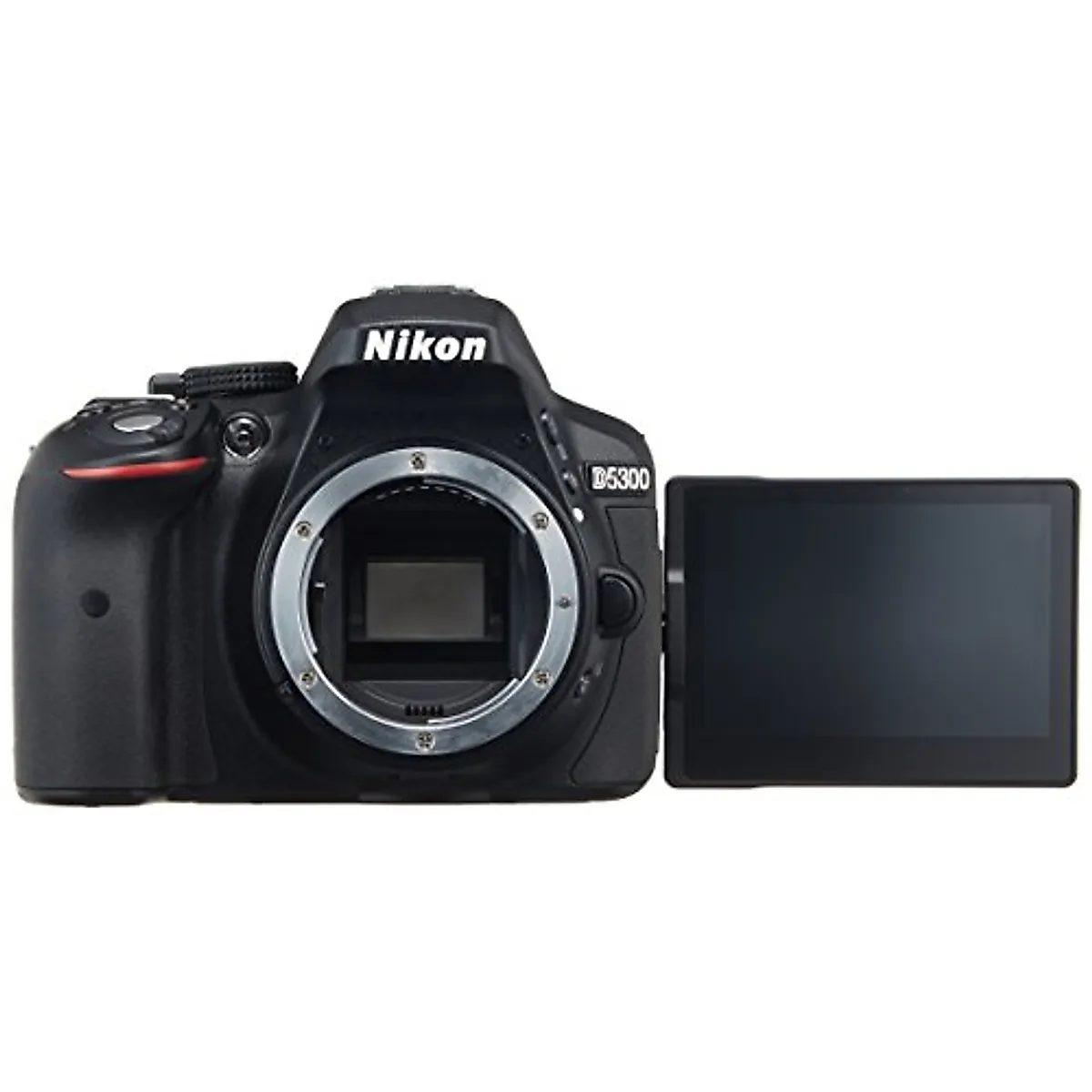 Nikon D5300 24.2 MP CMOS Digital SLR Camera with Built-in Wi-Fi and GPS Body Only (Black) - International Version (No Warranty)