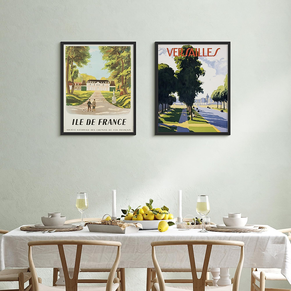 ENJOYBASICS 16x20 Picture Frame, Display Poster 11x14 with Mat or 16 x 20 Without, Wall Gallery Photo Frames, Black, 2 Pack