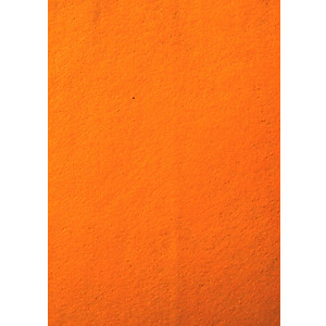 Sunburst Orange - Wool Felt Oversized Sheet - 35% Wool Blend - 1 12x18 inch Sheet