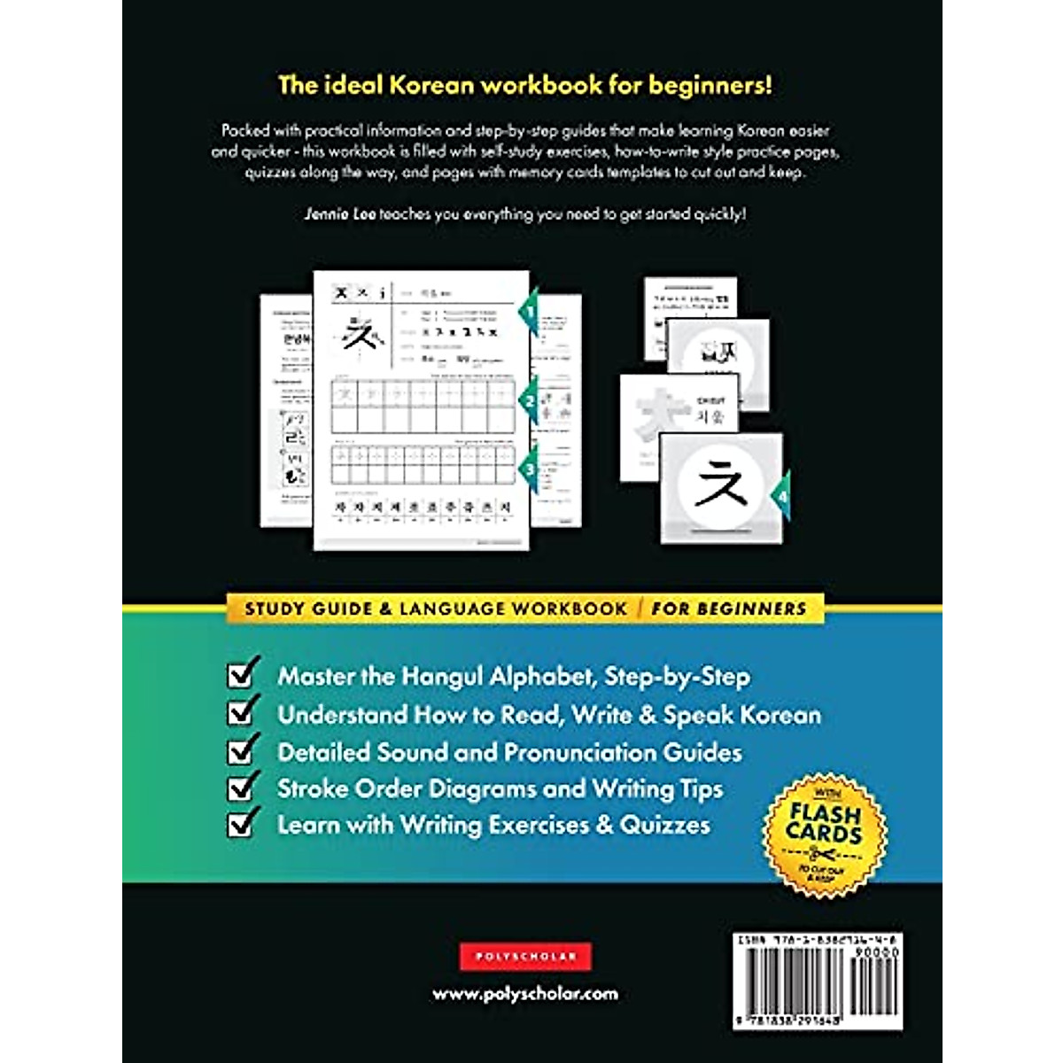 Learn Korean – The Language Workbook for Beginners: An Easy, Step-by-Step Study Book and Writing Practice Guide for Learning How to Read, Write, and ... Inside!) (Elementary Korean Language Books)