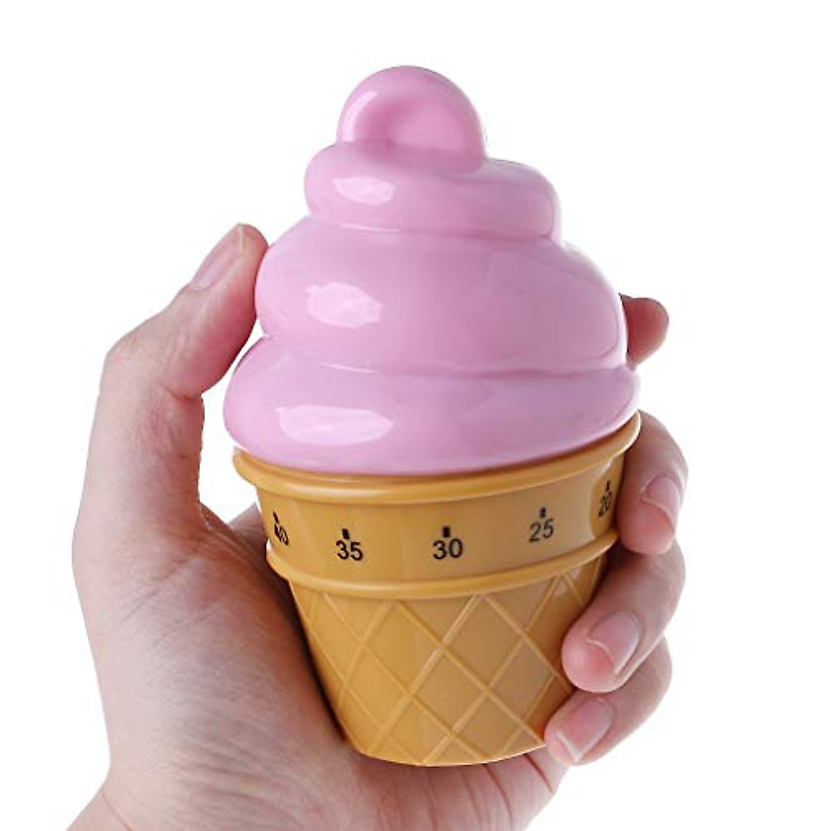 HELYZQ Ice Cream Mechanical Kitchen Timer Cooking Countdown Timer Clock Kitchen Gadgets Tool Kitchen Cooking Timer