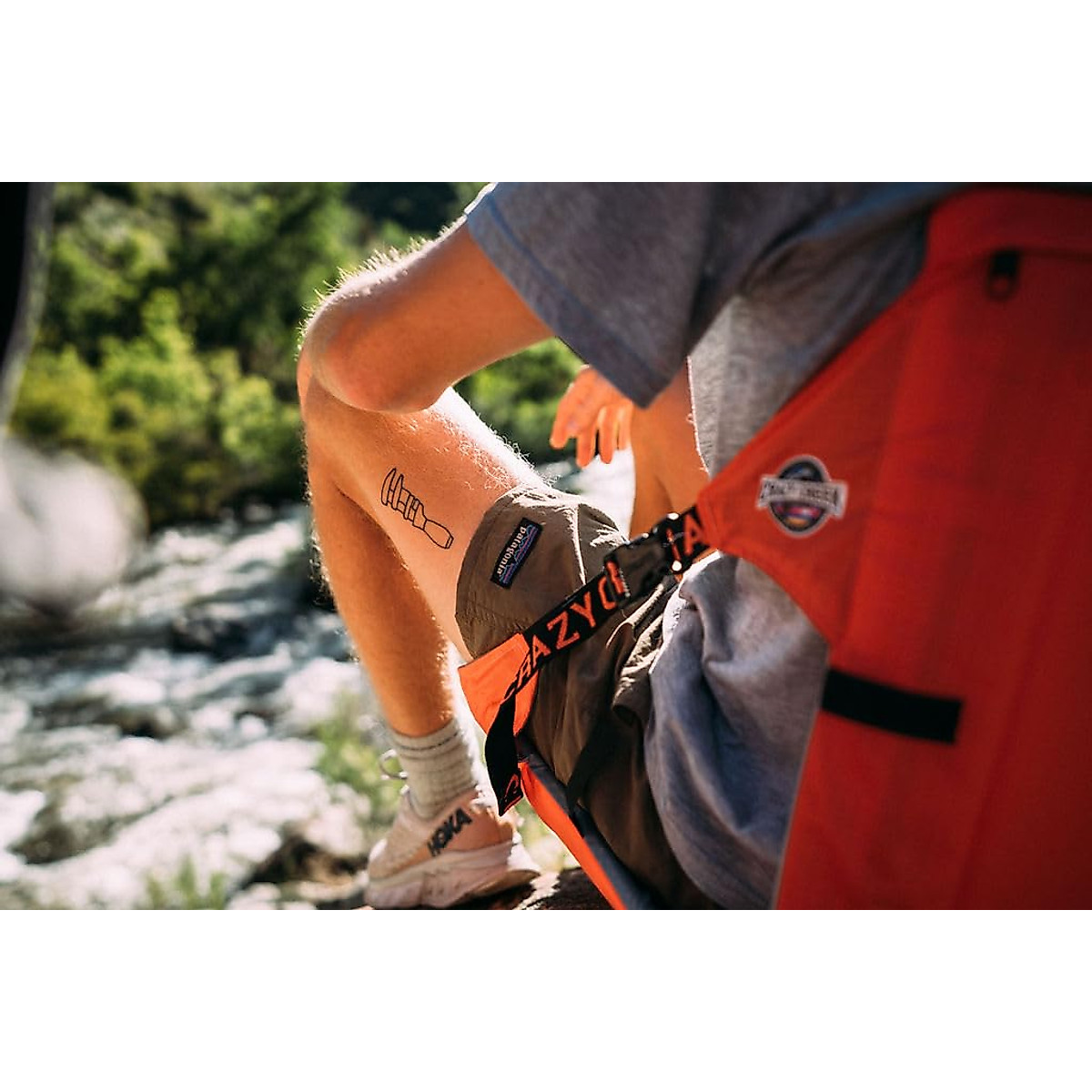 Crazy Creek Original Chair Perfect for Stadium Seats, Camping, Hiking & More, Comfort on All Terrains, Adjustable Straps, Lightweight Design, Water-Resistant