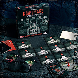 Nightmare Horror Adventures | Murder Mystery Board Game for Adults and Teens (English Version)