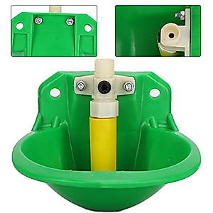 Sheep Water Bowls Touch Valve, Feeding & Watering Equipment Watering Supplies Plastic Cup Animal Feeders Drinking Equipment for Piglet Cattle Dog[#1]