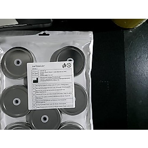 8PCS Metal Regular Mouth Mason Canning Jar Lids with Straw Hole Metal Drinking Lid Decorative Mason Jar Caps Reusable Stainless Steel Wide Mouth Mason Jar Lids for Drinking Food Storage