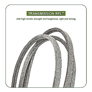 Honoyam GX25628 Lawn Mower Deck Drive Belt 1/2" x 118.3" Replacement for John D-eere Z335E Z335M Z345M Z345R with 42" Deck Husqvarna 574173003 MTD Cub Cadet 754-04033 754-04033A 954-04033 954-04033A