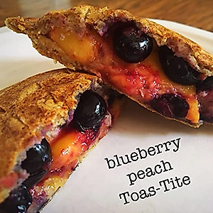 Toas-Tite Sandwich Grill - Handheld Pie Iron, Sandwich Maker, Hand Toaster, Panini and Sandwich Press for Hand Made Hot Sandwiches and Pies - Perfect for Stovetop, Grill and Campfire