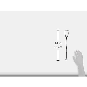 MABIS Stethoscope, Adult with Infant Bell, Diaphragm, Stainless Steel Chest piece, Dual Binaural and 22 Inch Tubing with 2 Extra sets of Ear tips, Black