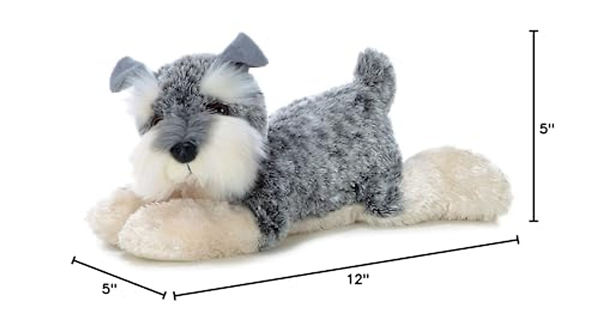Aurora Adorable Flopsie Ludwig Stuffed Animal - Gray 12in