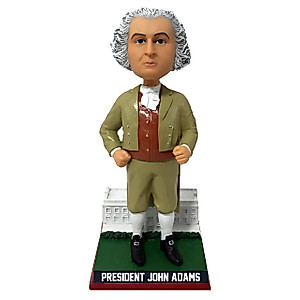 John Adams White House Base President Bobblehead Numbered to 1,796