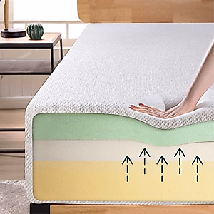 Zinus 10 Inch Ultima Memory Foam Mattress / Pressure Relieving / CertiPUR-US Certified / Bed-in-a-Box, Full,White