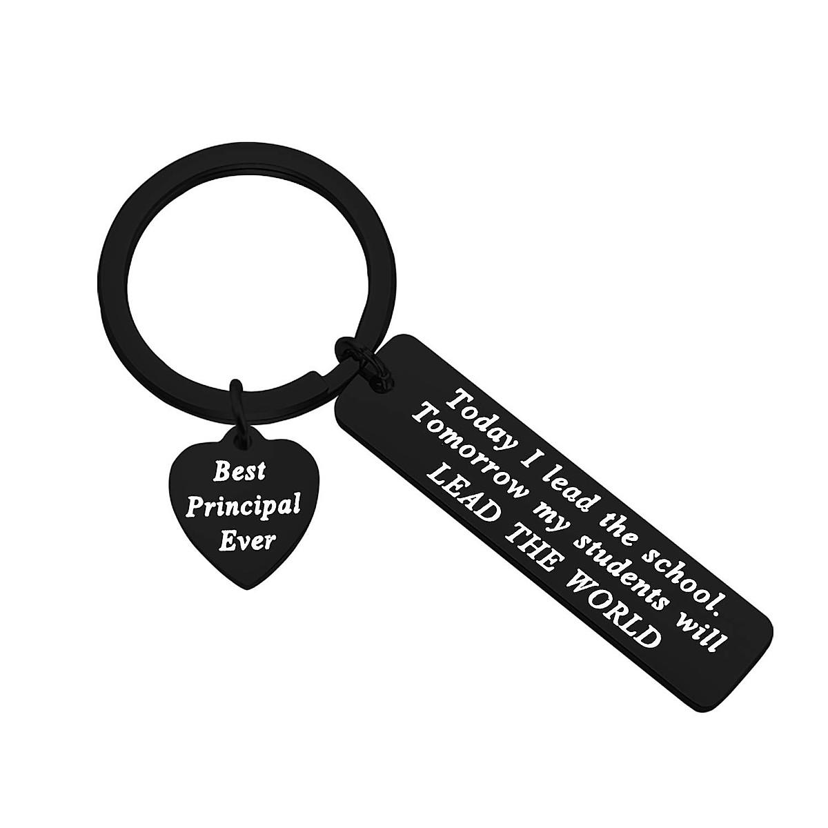 MAOFAED Principal Gift School Principal Gift Principal Retirement Gift Assistant Principal Jewelry Gift for Principal Teacher (today lead the school black)