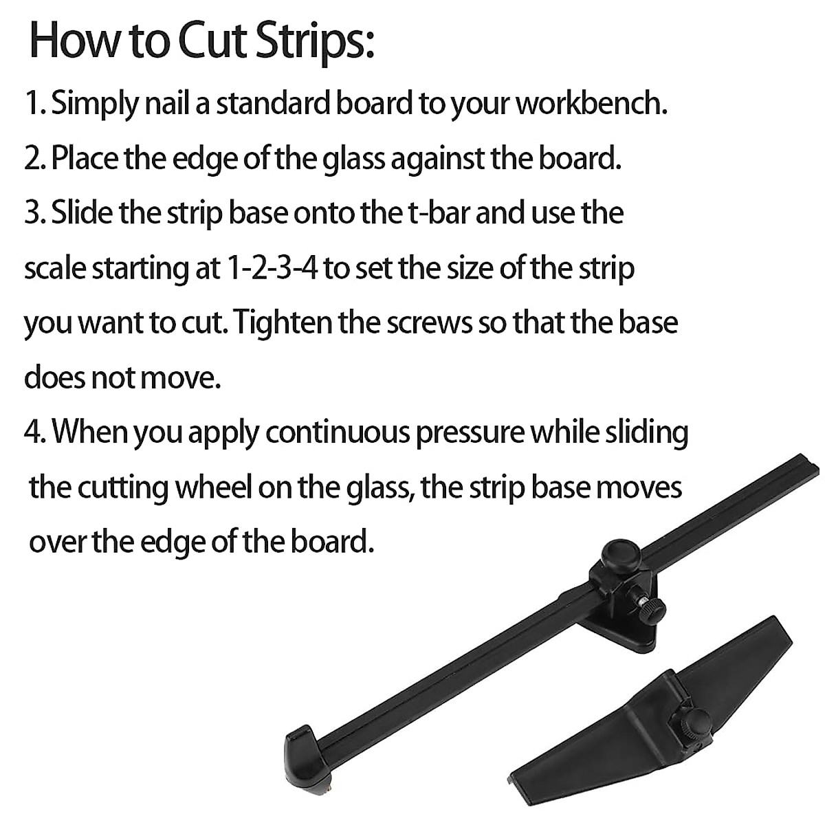 Glass Cutting Tools, Round Diameter Adjustable Glass Bottle Cutter,Ring Gass Cutter for Industrial Supplies,Strip and Circle Glass Cutter with Base