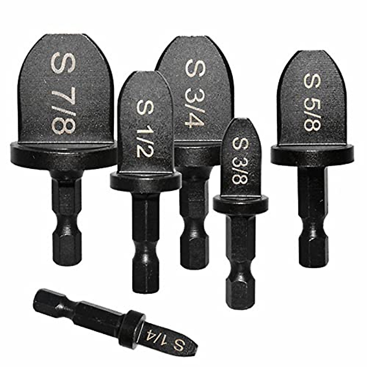 Yu&Yang HVAC Repairing Set Air Conditioner Copper Tube Expander Swaging Tool Manual Copper Pipe Swage Too Expander Drill Bit Soft Copper tubing Tool bit with 1/4''， 3/8''，1/2''， 5/8''，3/4''，7/8''Bits