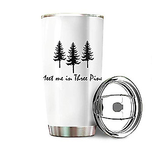 Meet Me In Three Pines Stainless Steel Tumbler 20oz & 30oz Travel Mug