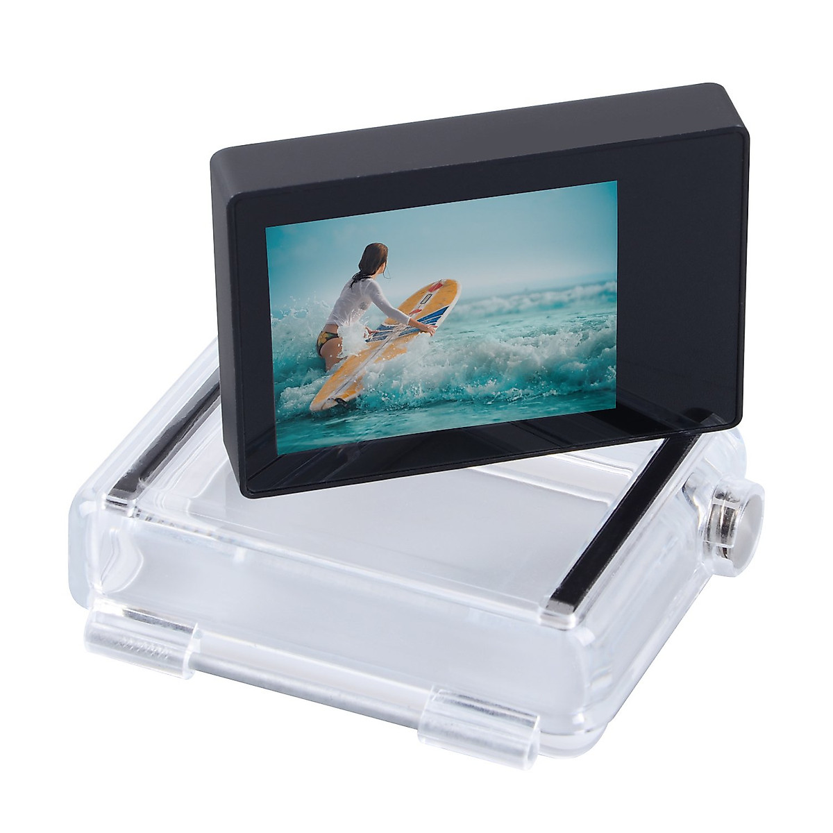 Suptig LCD Screen 2.0 Inch LCD BacPac Non-Touch Screen for Gopro Hero 4 Hero 3 Hero 3+ Hero 2 with Waterproof Back Cover