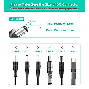 Itramax 30ft 12V DC Extension Cable 2Pack,Power Supply Extension Cord 2.1mm x 5.5mm 5521 DC Adapter Flat Female to Male Extender Wire for IP Network,CCTV Security Camera,DVRs,5V,9V,24V,Volt,25