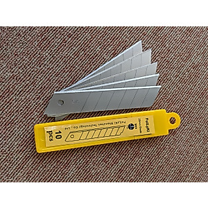 FeiLyKi 25mm 3-Pack Box Cutter Construction knife Heavy Duty Utility Knife Exacto knife,Retractable 10 SK5 Snap Off Blades-2063