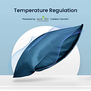 SLEEP ZONE Satin Pillowcase for Hair and Skin (Teal, 55x21 Inches) - Ultra Soft Silky Pillowcase Set of 1 - Satin Pillow Covers with Envelope Closure - Gift Choice for Girls and Women