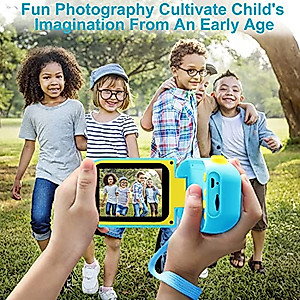 AILEHO Kids Camera for Boys Camera-Kids Video Camera-Kids Digital Camera-Kids Camcorder-Children Digital Camera Toddler Camera 12M 1080P Kids Video Recorder for Birthday Gift and Christmas Toy Blue