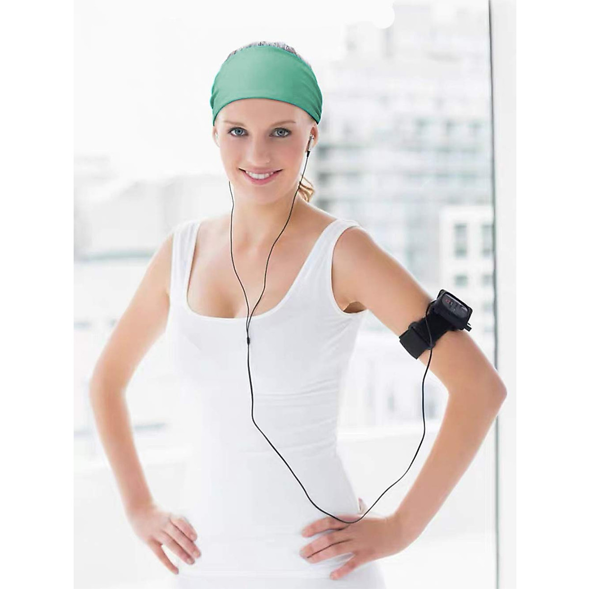 Women's Workout Headband Non Slip Lightweight Headbands Headscarf for Yoga Running Sports Travel Athletic Fitness Elastic Wicking Fits-C003