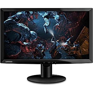 Lenovo D24f-10 23.6-Inch WLED Gaming Monitor, Widescreen, FHD, FreeSync, 144Hz, 1ms, VESA, Tilt Stand, HDMI, DP 1.2, 65EBGCC1US, Black