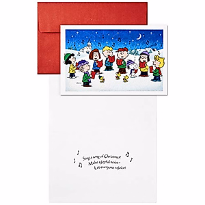 Hallmark Boxed Christmas Cards, Peanuts Gang (40 Cards with Envelopes), 1XPX2803