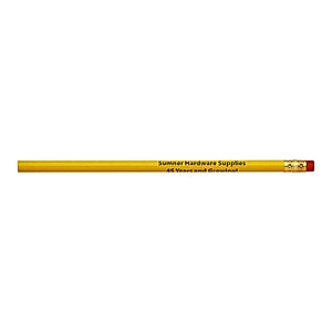 Pencil Guy Promotional Personalized Imprinted Round Pencils.-500 per box