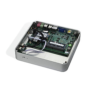 KINGDEL Fanless Mini PC, i5 CPU Mini Desktop Computer, 8GB RAM+256GB SSD, Gigabit Ethernet, 4xUSB 3.0, HD Port