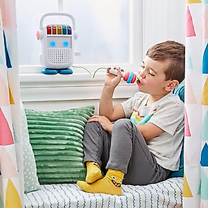 Playskool Rock n’ Roll Bot, Kids Bluetooth Speaker and Voice Changing Karaoke Microphone Toy, Ages 3 and Up (Amazon Exclusive)