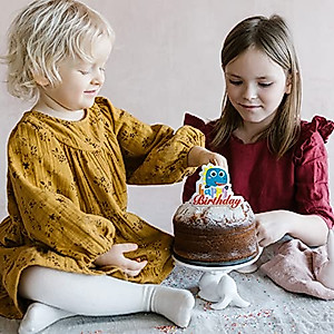 Dinosaur Birthday Party Supplies Dino Happy Birthday Candles for Kids Birthday Cake Decorations and Dinosaur Theme Birthday Party Baby Shower,Dinosaur Cake Toppers