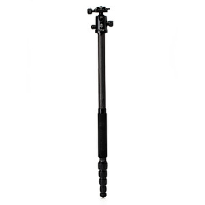 Benro MeFOTO Globetrotter Travel Tripod, Ballhead and Monopod in Black, 2 Series Carbon Fiber Legs, 4 Leg Sections, Twist Leg Locks, Padded Carrying Case (BMGTCBLK)