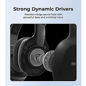 Edifier W800BT Plus Wireless Headphones Over-Ear Headset - Qualcomm® aptX - Bluetooth V5.1 - CVC™ 8.0 Call Noise Cancelling - 55H Playtime - Built-in Microphone - Physical Button and App Control, Red