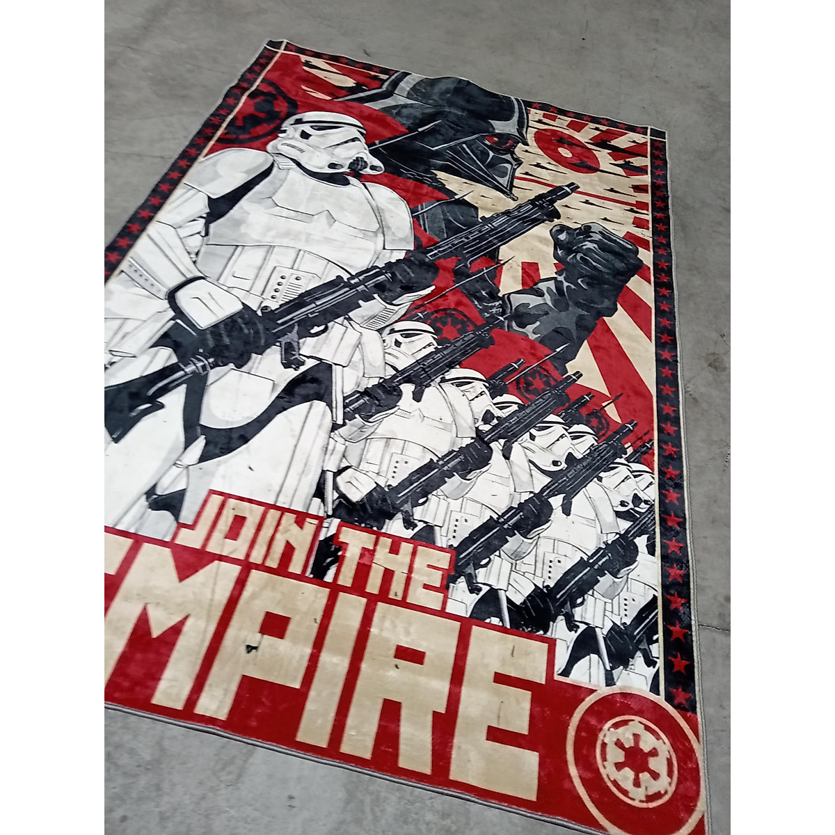starwars Rug, Join The Empire Rug, Empire Propaganda Rug, Boy Room Rug, Fantastic Rug, Area Rug, Non Slip Rug coolVibesR114.5 140x200cm = 4.6 ft x 6.5 ft