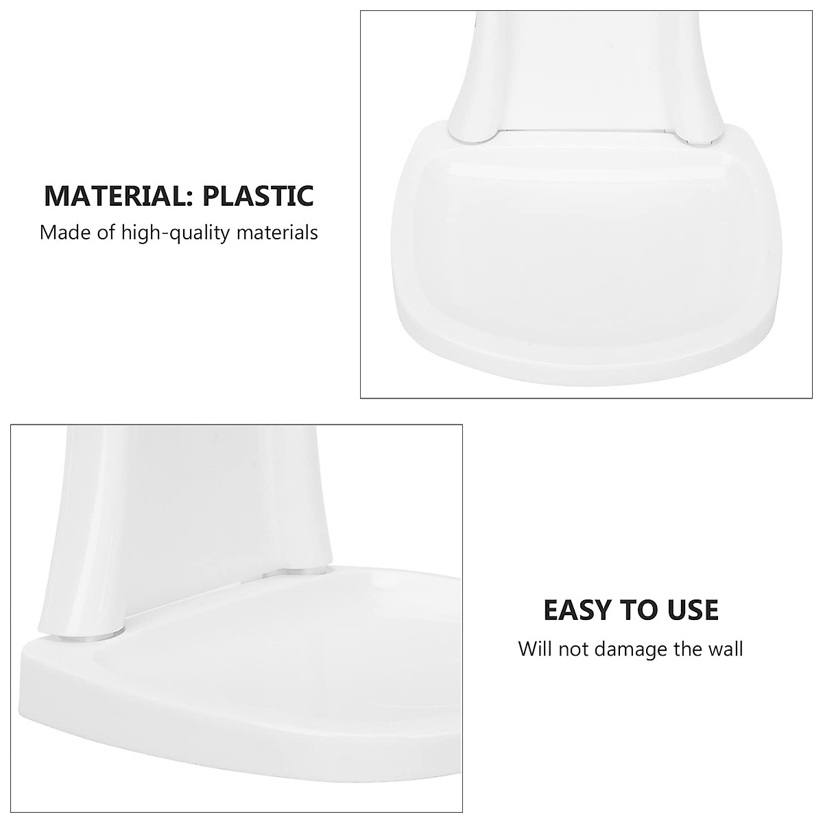 Cabilock 1pc Soap Dispenser Tray Commercial Drip Tray Wall Drip Tray Wall Mounted Holder Soap Dispenser Bracket Hands Washer Trays Washing Machine White Water Tray Plastic Office