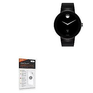 BoxWave Screen Protector Compatible with Movado Connect - ClearTouch Anti-Glare (2-Pack), Anti-Fingerprint Matte Film Skin for Movado Connect